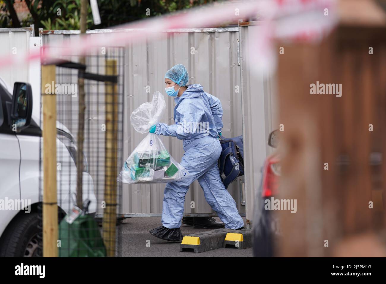 Forensic suit hi-res stock photography and images - Alamy