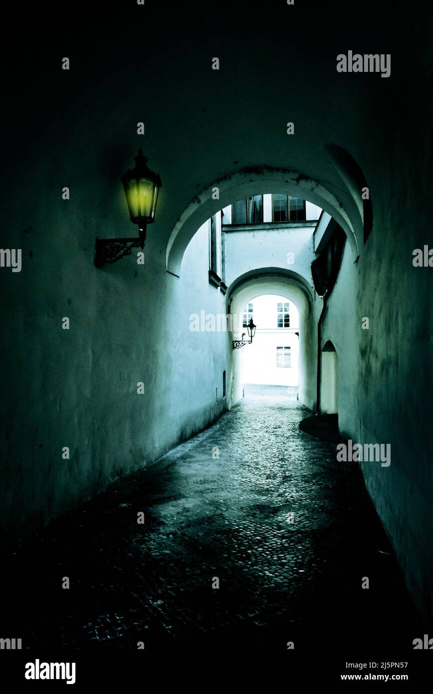 Dark passage hi-res stock photography and images - Alamy