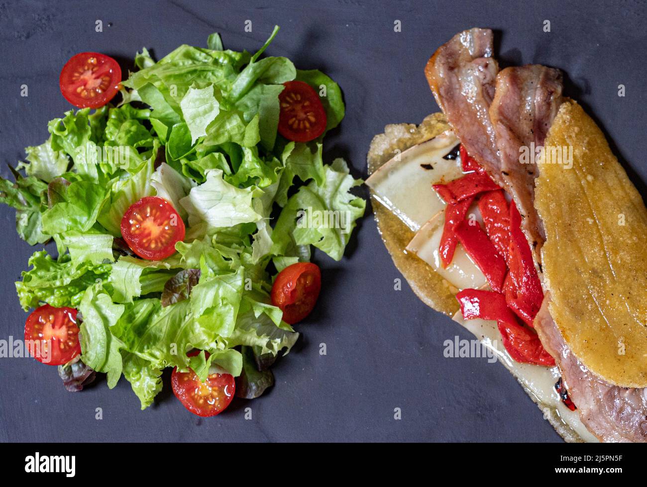 Talo or Taloa is the typical corn pancake of the Basque country and ...