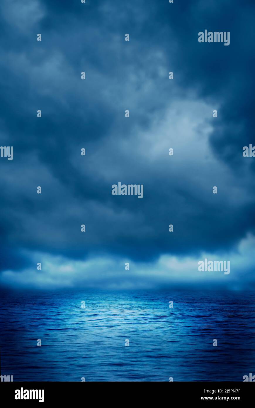 cloudy sky and ocean Stock Photo - Alamy