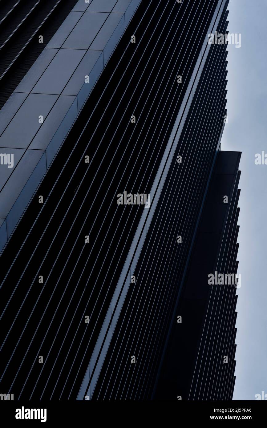 Tower blocks in a modern business development. Central business ...