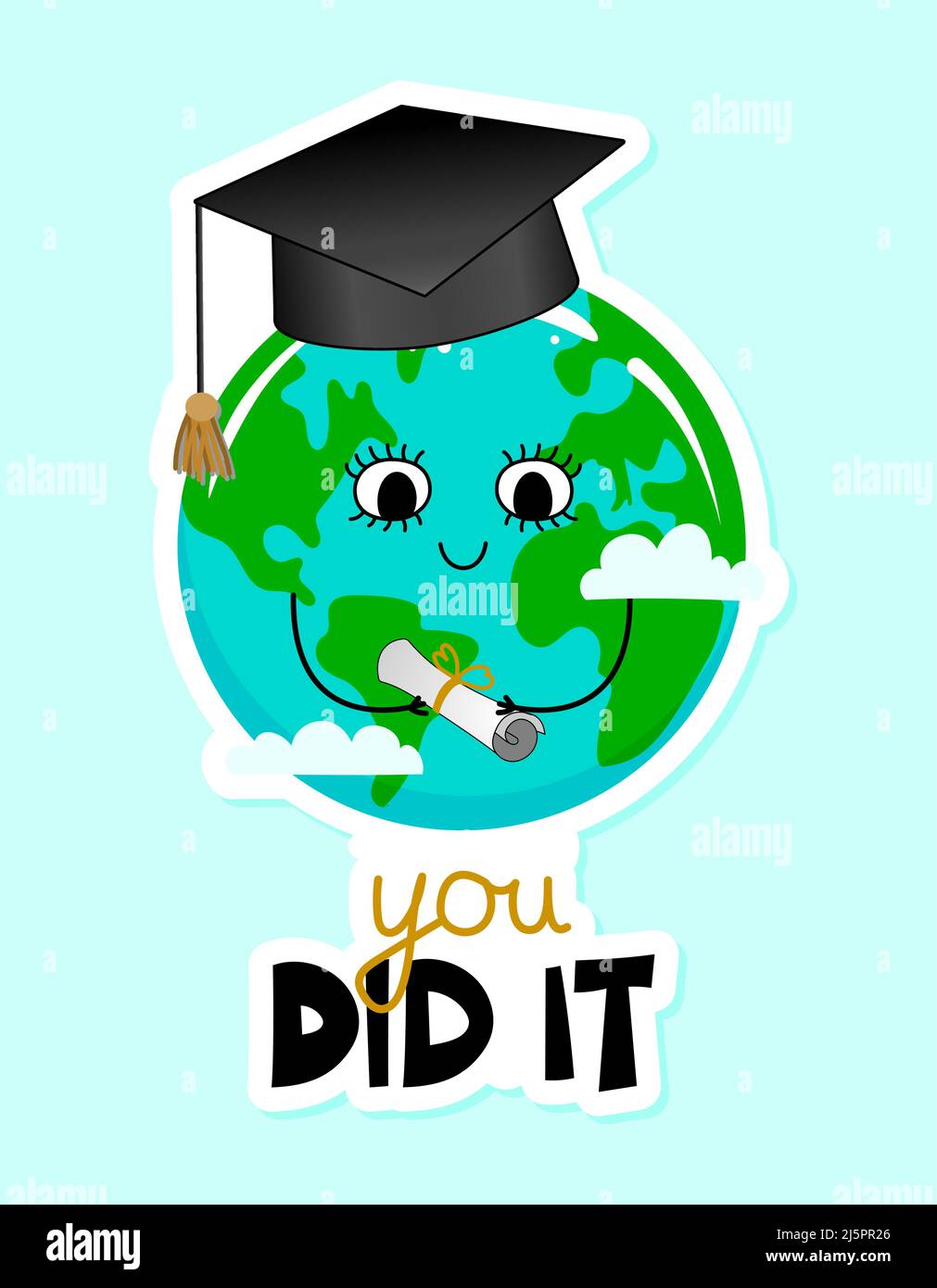 Congratulations to graduates poster hi-res stock photography and images ...