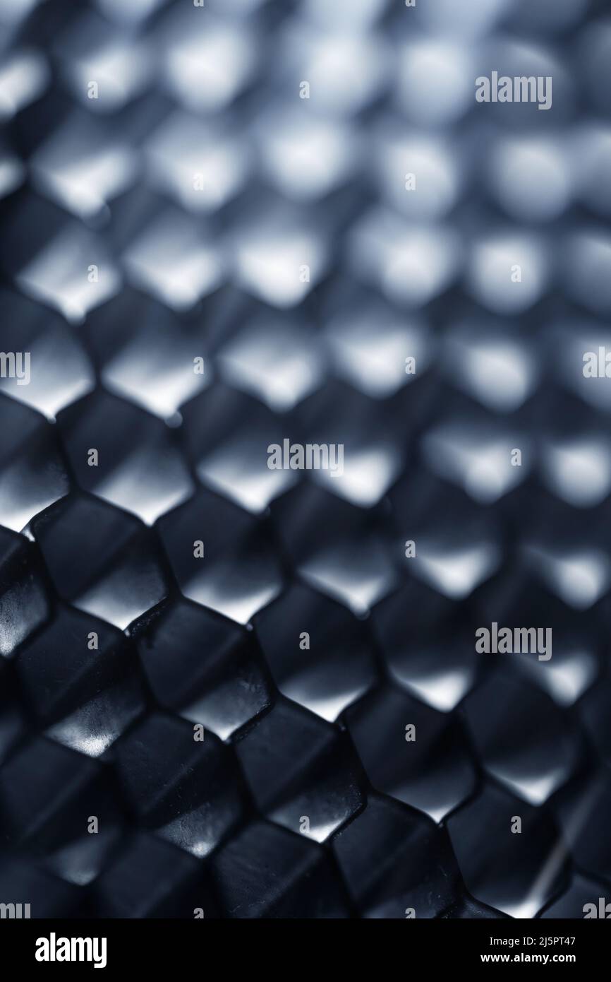 Abstract hi-tech surface with a honeycomb cells Stock Photo - Alamy