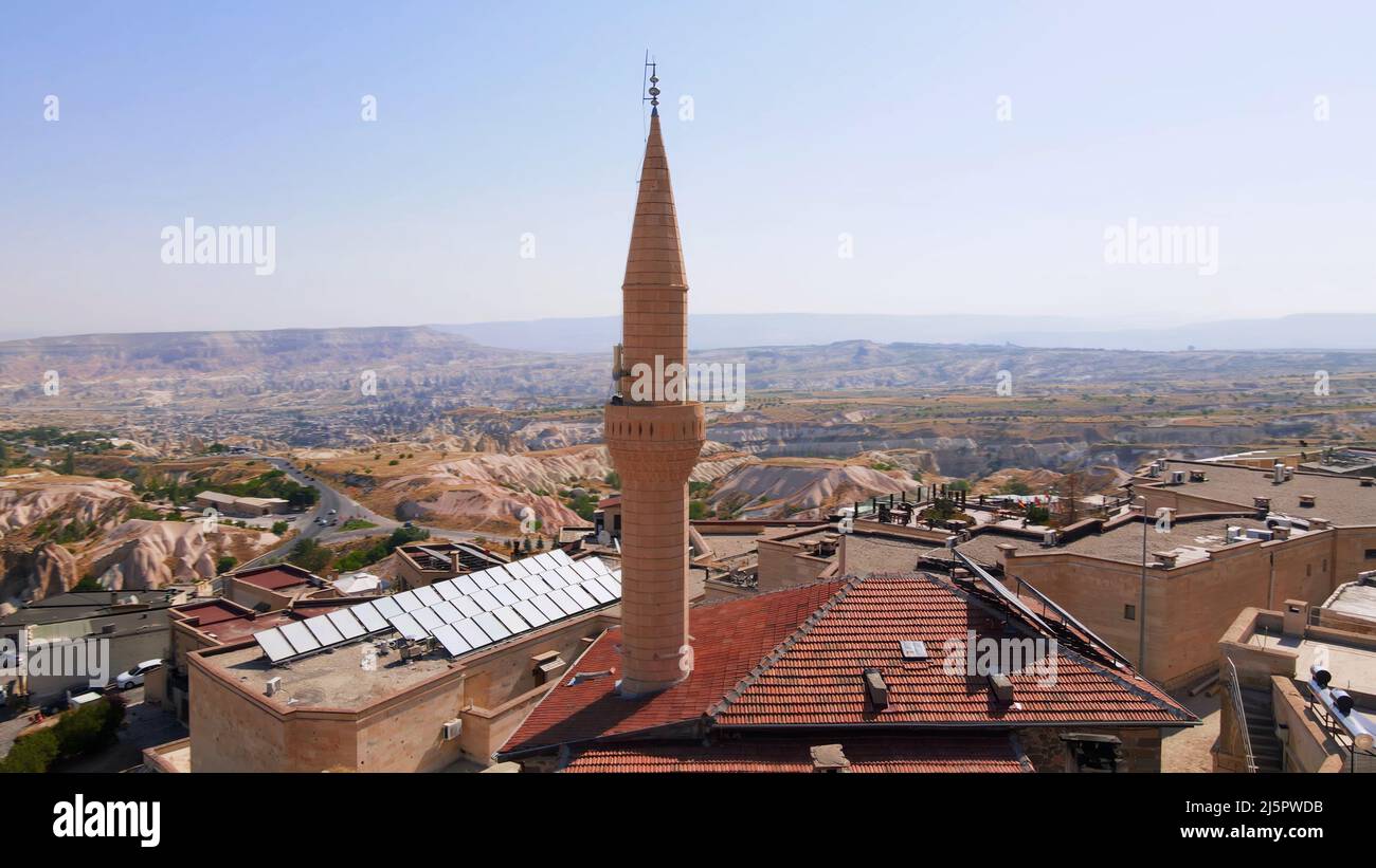 Aerial 4k top view of Cappadocia in Turkey Stock Photo - Alamy