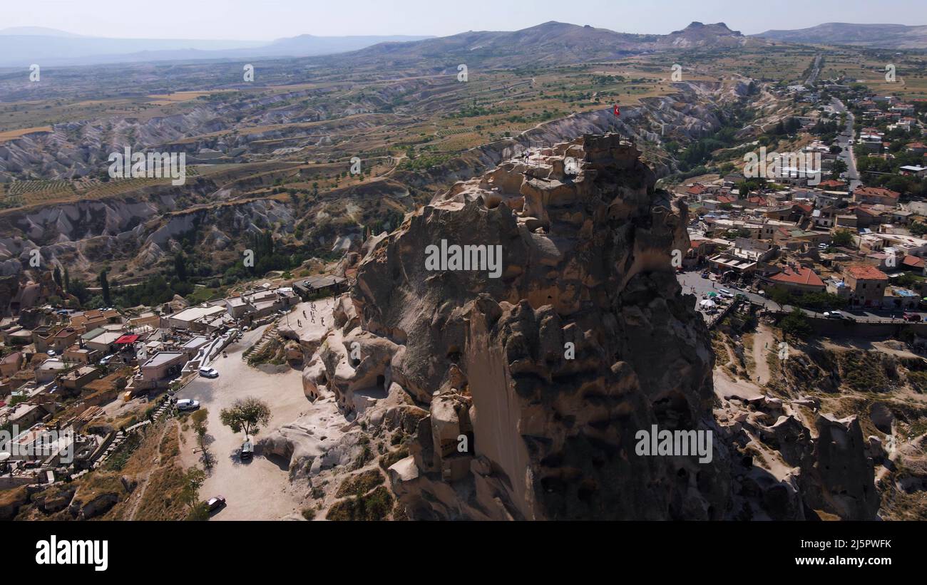 Aerial 4k top view of Cappadocia in Turkey Stock Photo - Alamy