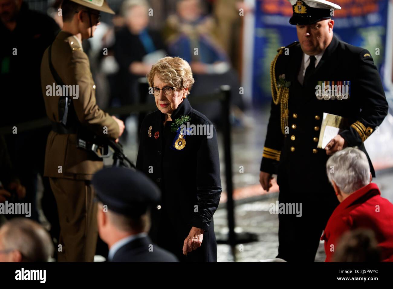 Sydney, Australia. 25th Apr, 2022. Governor of New South Wales Margaret ...