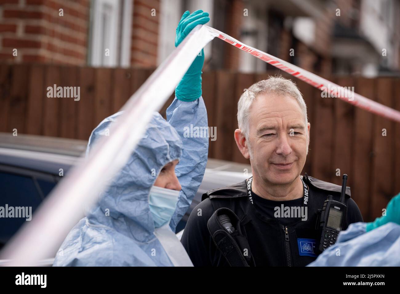 Met Police forensic crime scene officers help investigate the murders ...