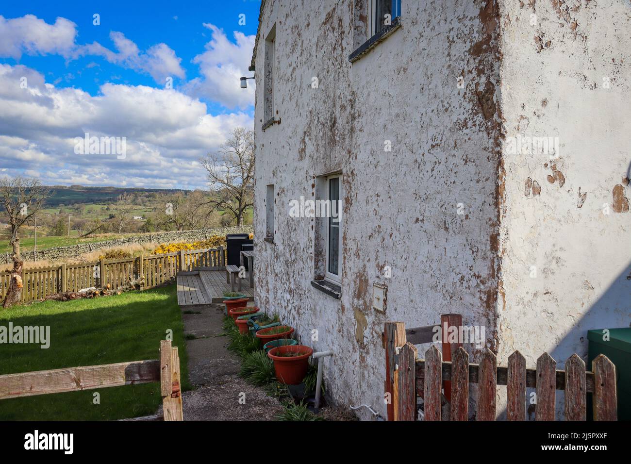Old Farm House on the Lake District Fell Stock Photo - Alamy