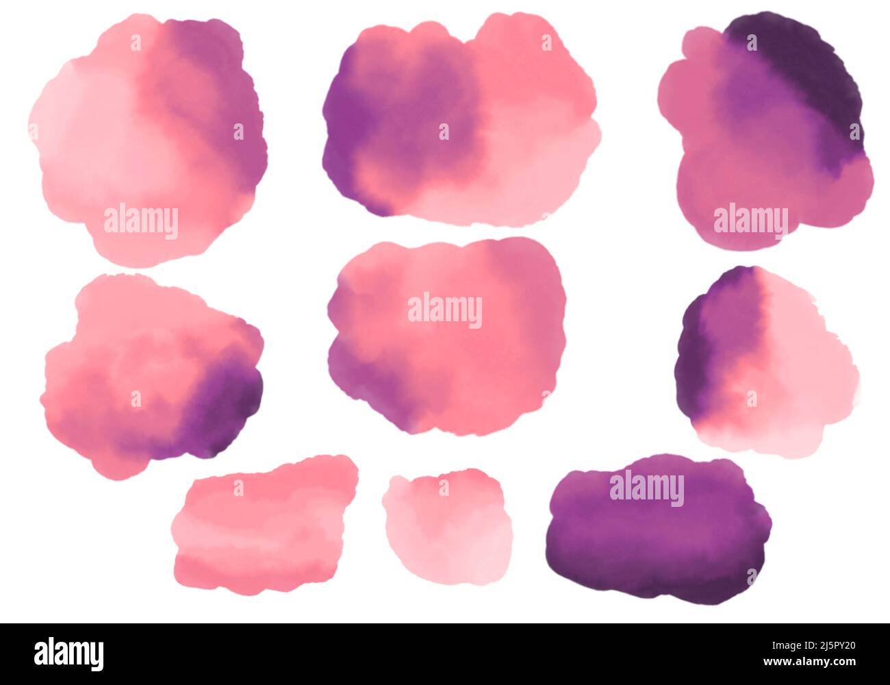 Set coloured paint spots stickers for fabrics and textiles and linens ...