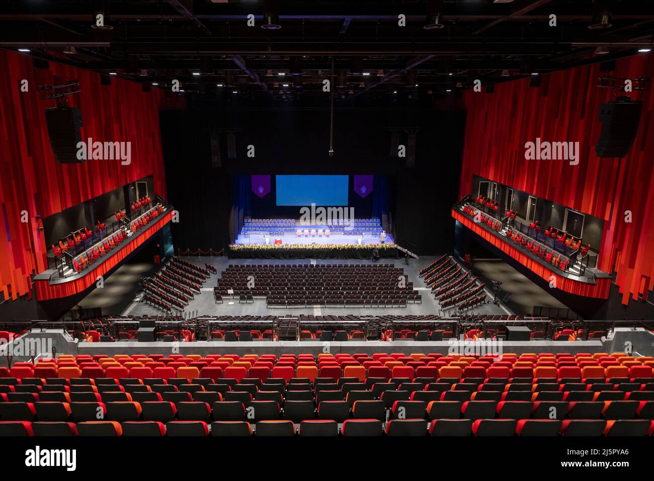 An internal view of the new Swansea Arena in Swansea, Wales, UK Stock ...