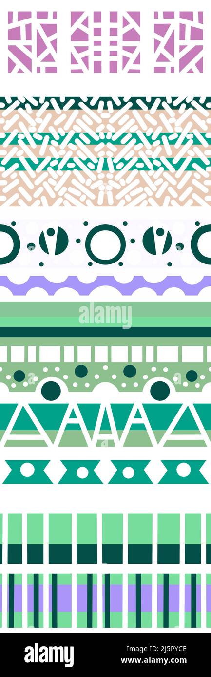 Abstract seamless geometric ethnic pattern for packaging and gifts and ...