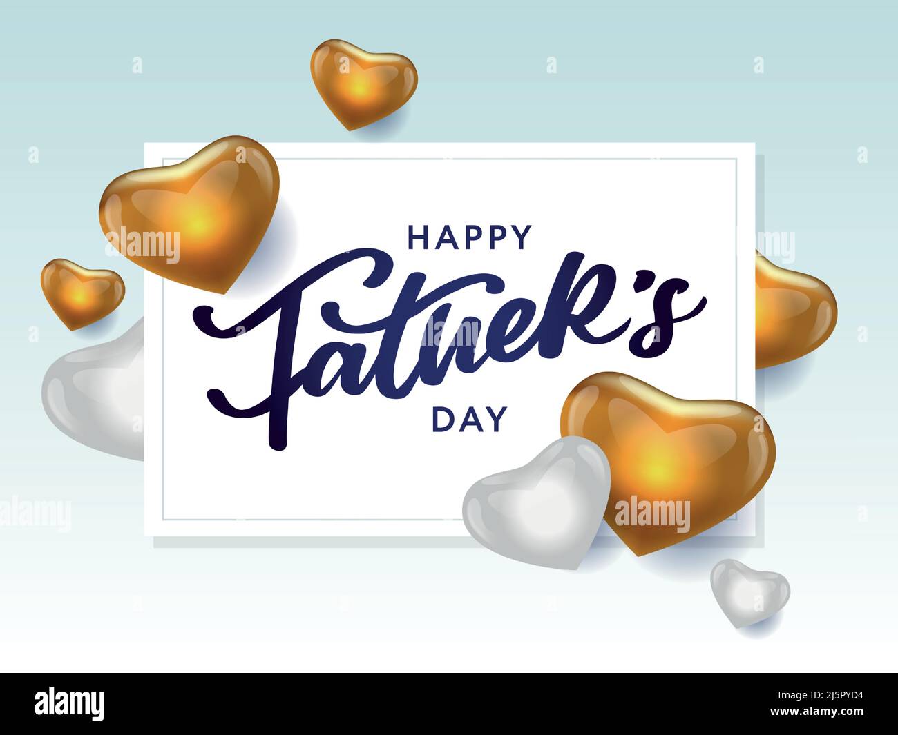Happy Father s Day Calligraphy greeting card. Vector illustration Stock ...