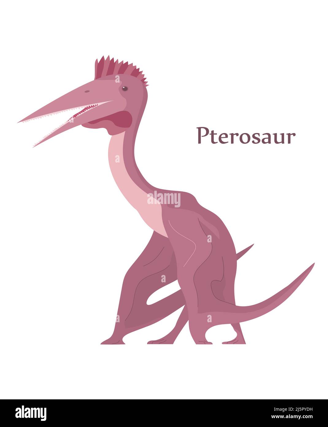 Ancient flying big pangolin pterosaur. Predatory dinosaur of the ...