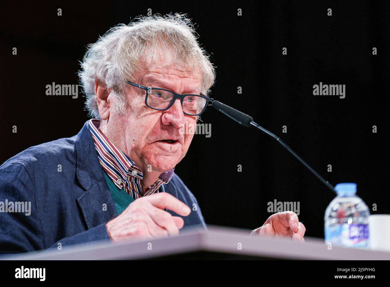 Madrid, Spain. 25th Apr, 2022. Ian Gibson, an Irish author and ...