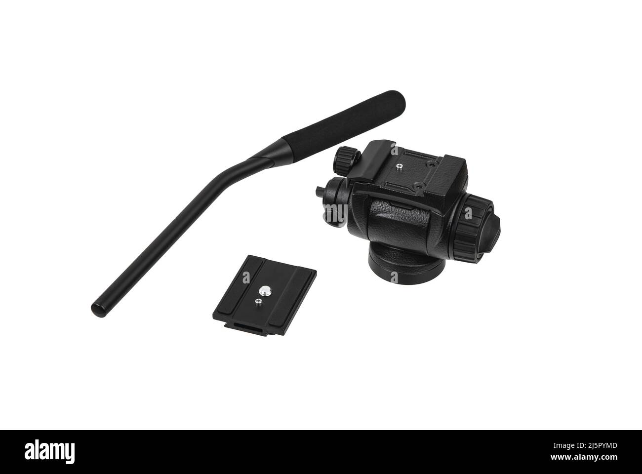 Pan and tilt head for camera tripod. A mechanism for securely fixing ...
