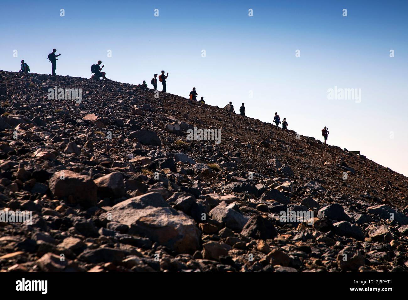The Tongariro Alpine Crossing in Tongariro National Park is a tramping ...