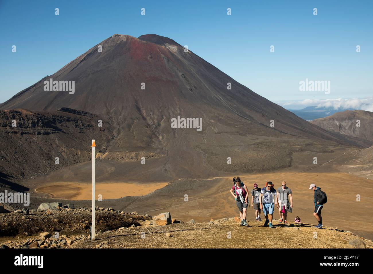The Tongariro Alpine Crossing in Tongariro National Park is a tramping ...