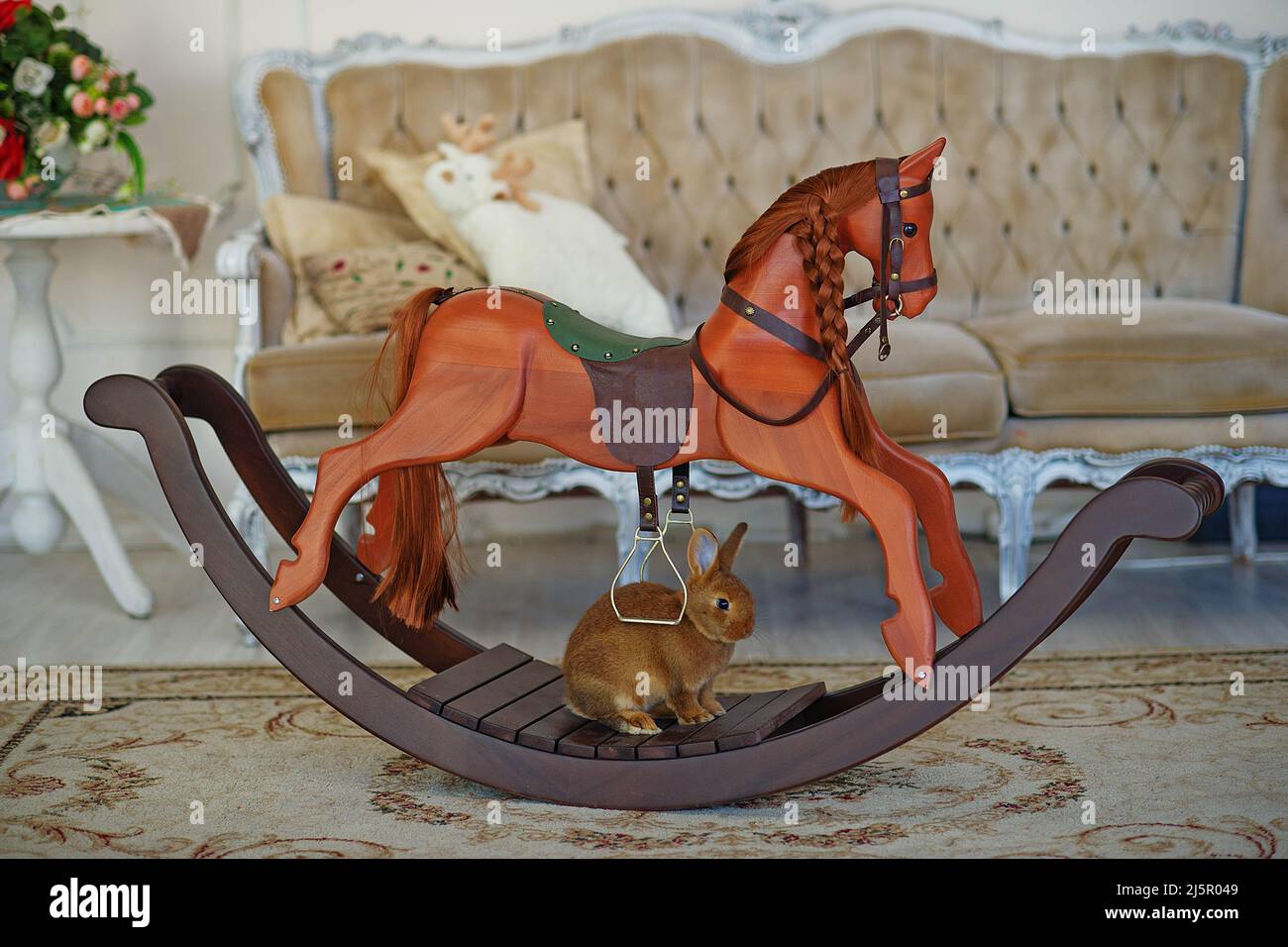 Baby rocking horse hi-res stock photography and images - Alamy