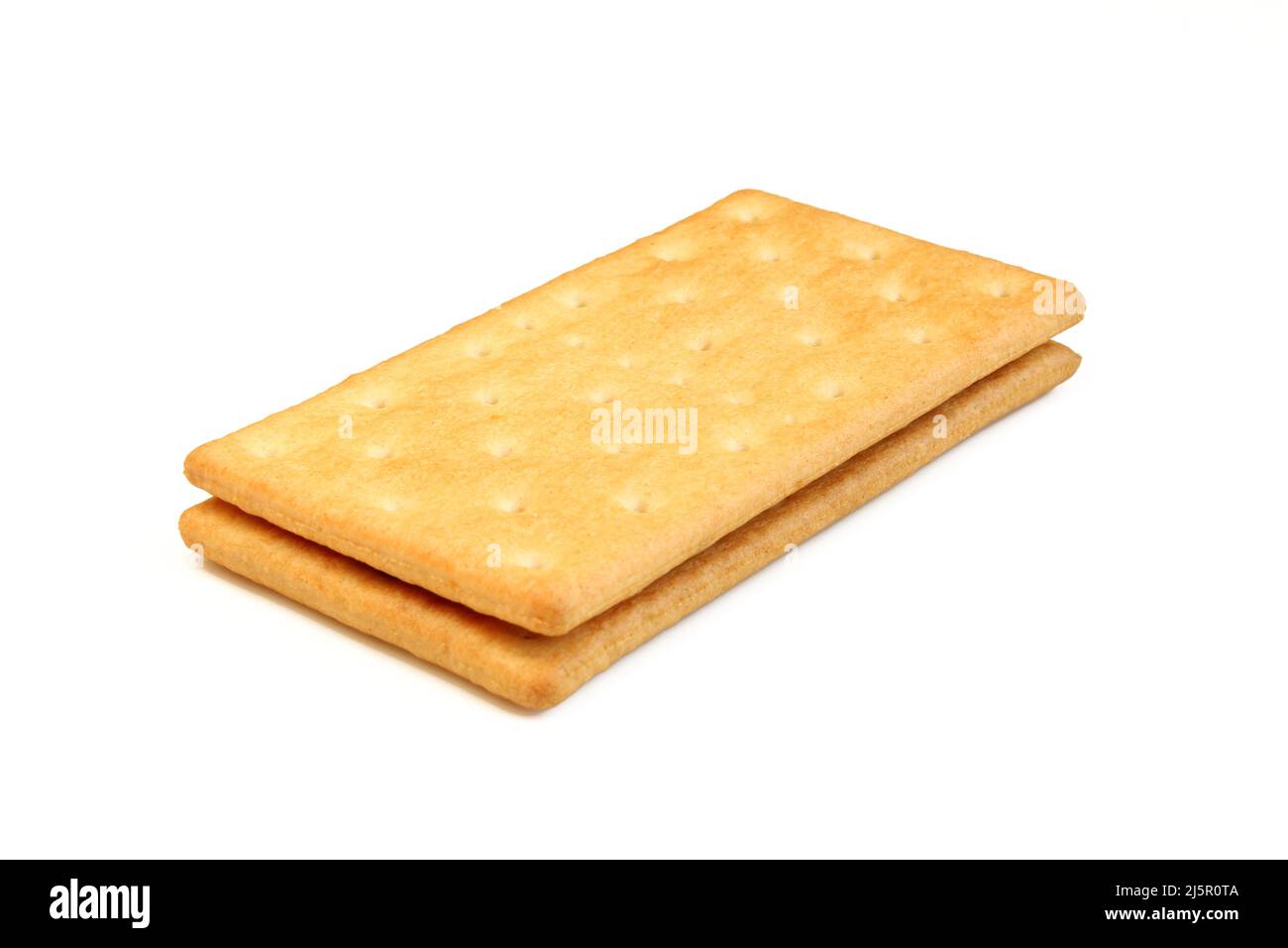 Whole sandwich biscuit isolated on white background. Double square ...