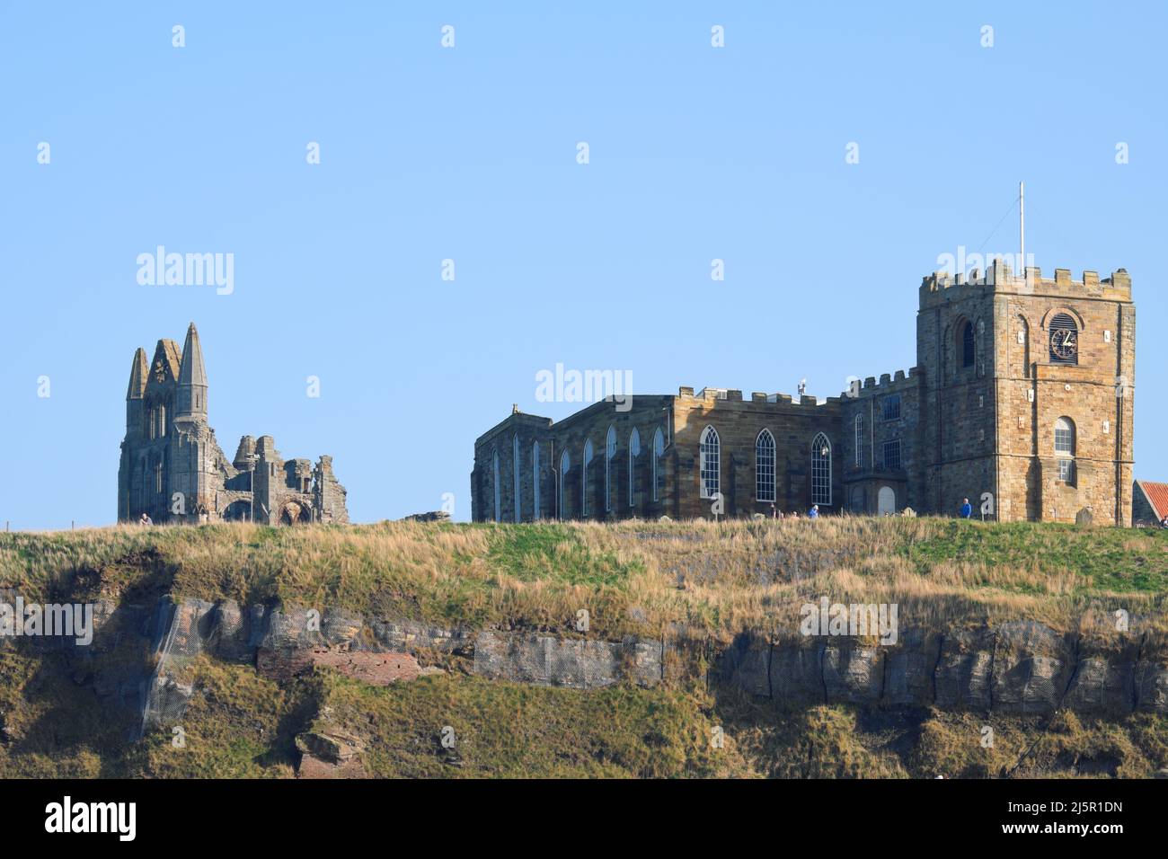 Clifftop abbey hi-res stock photography and images - Alamy