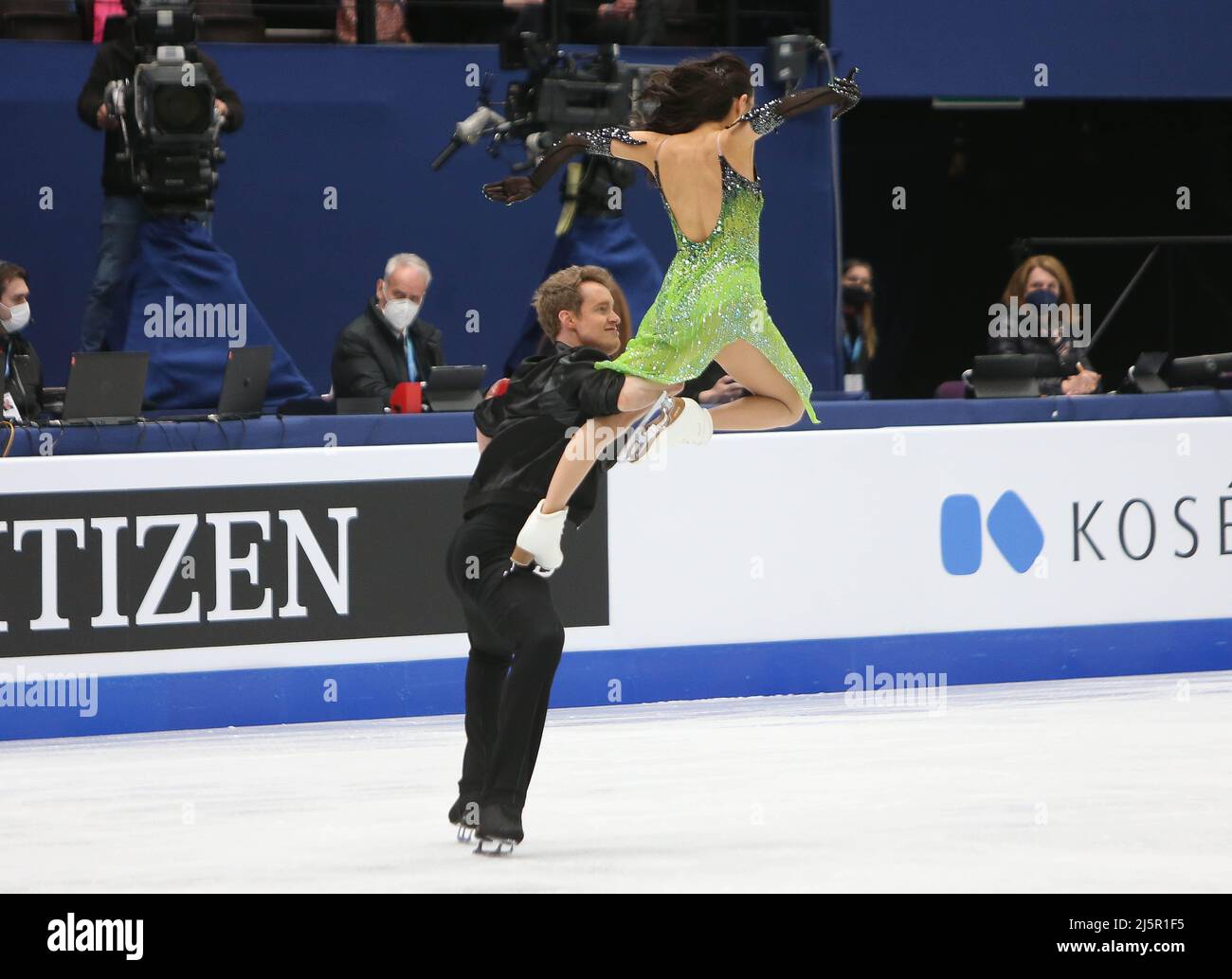 Madison CHOCK / Evan BATES of USA during the ISU World Figure Skating ...