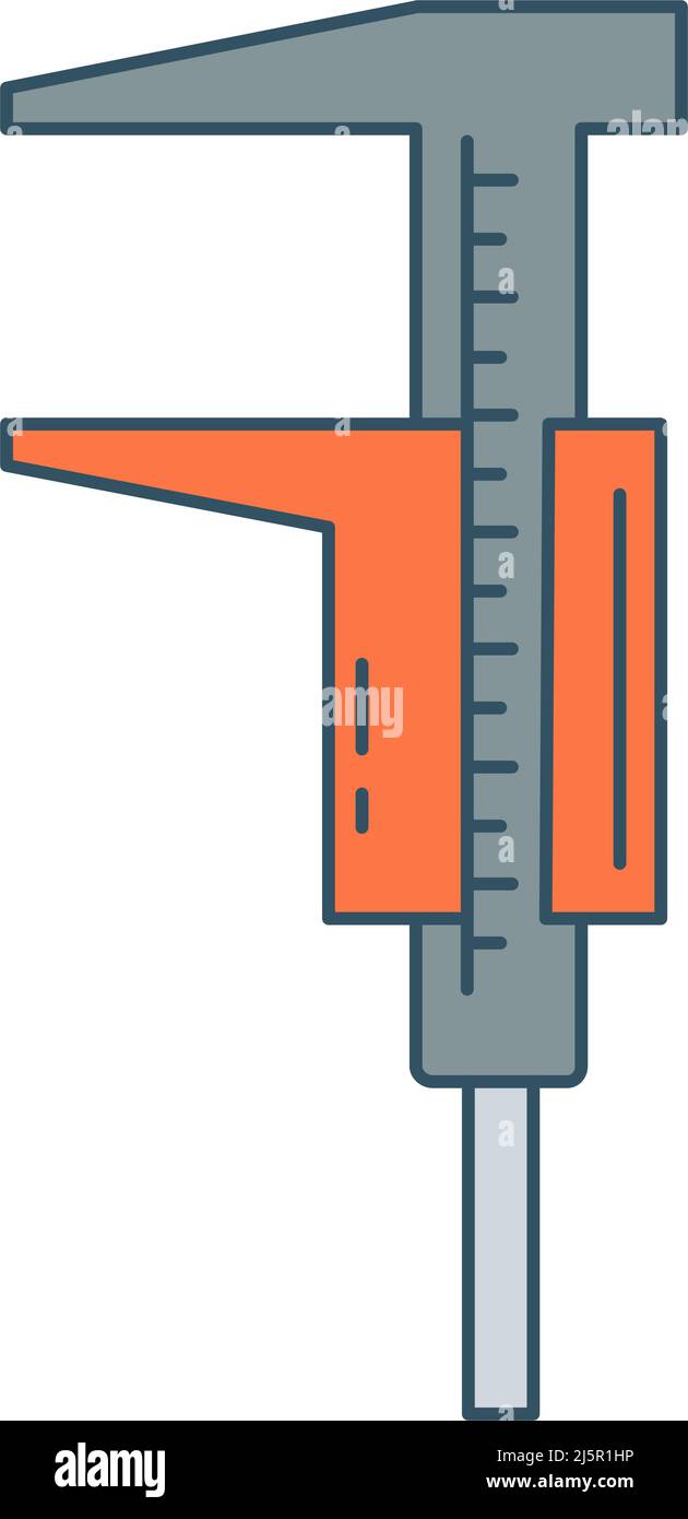 Scale accuracy micrometer icon Cut Out Stock Images & Pictures - Alamy