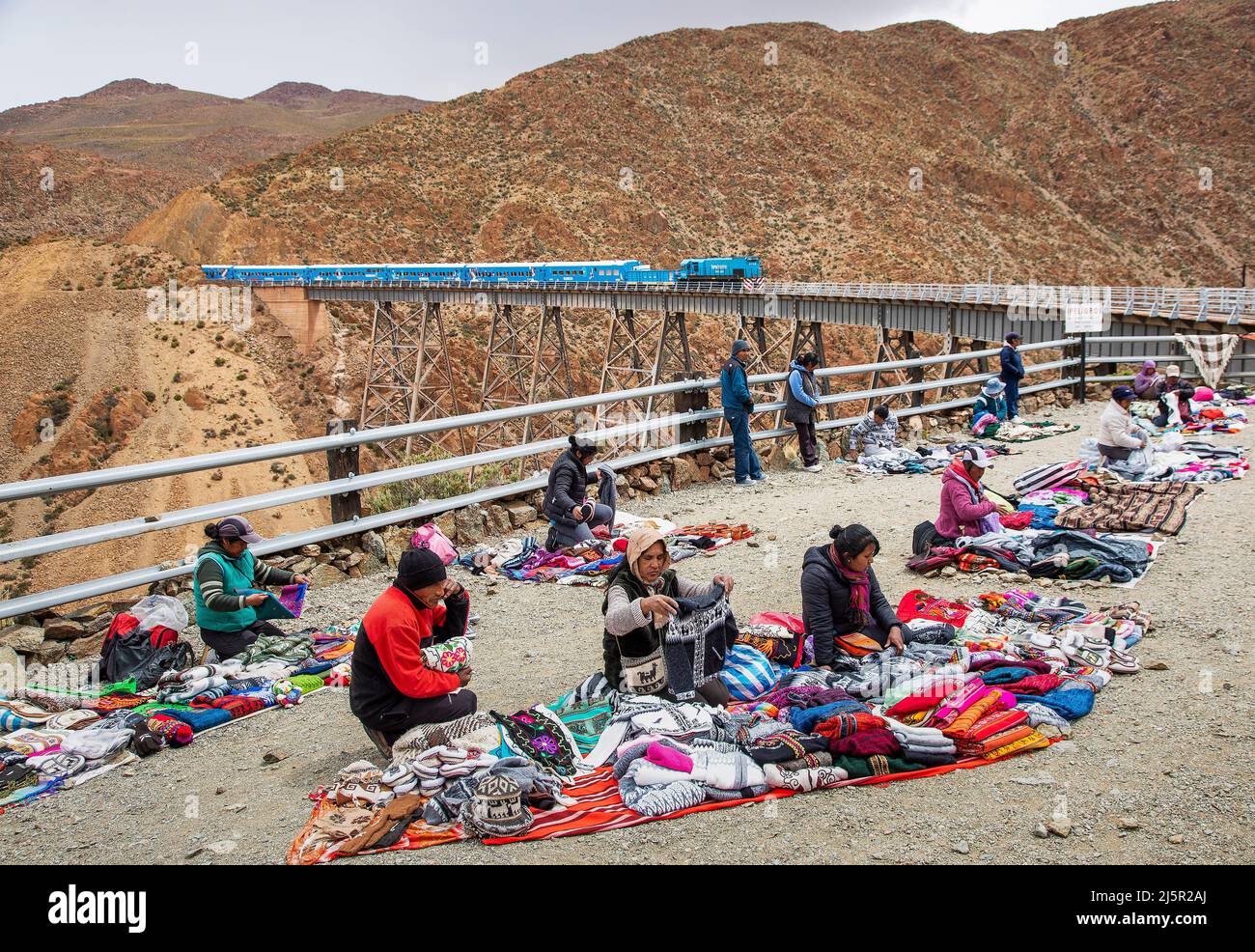 Argentina, Salta province - Tourist attraction 'Tren a las Nubes' or ...
