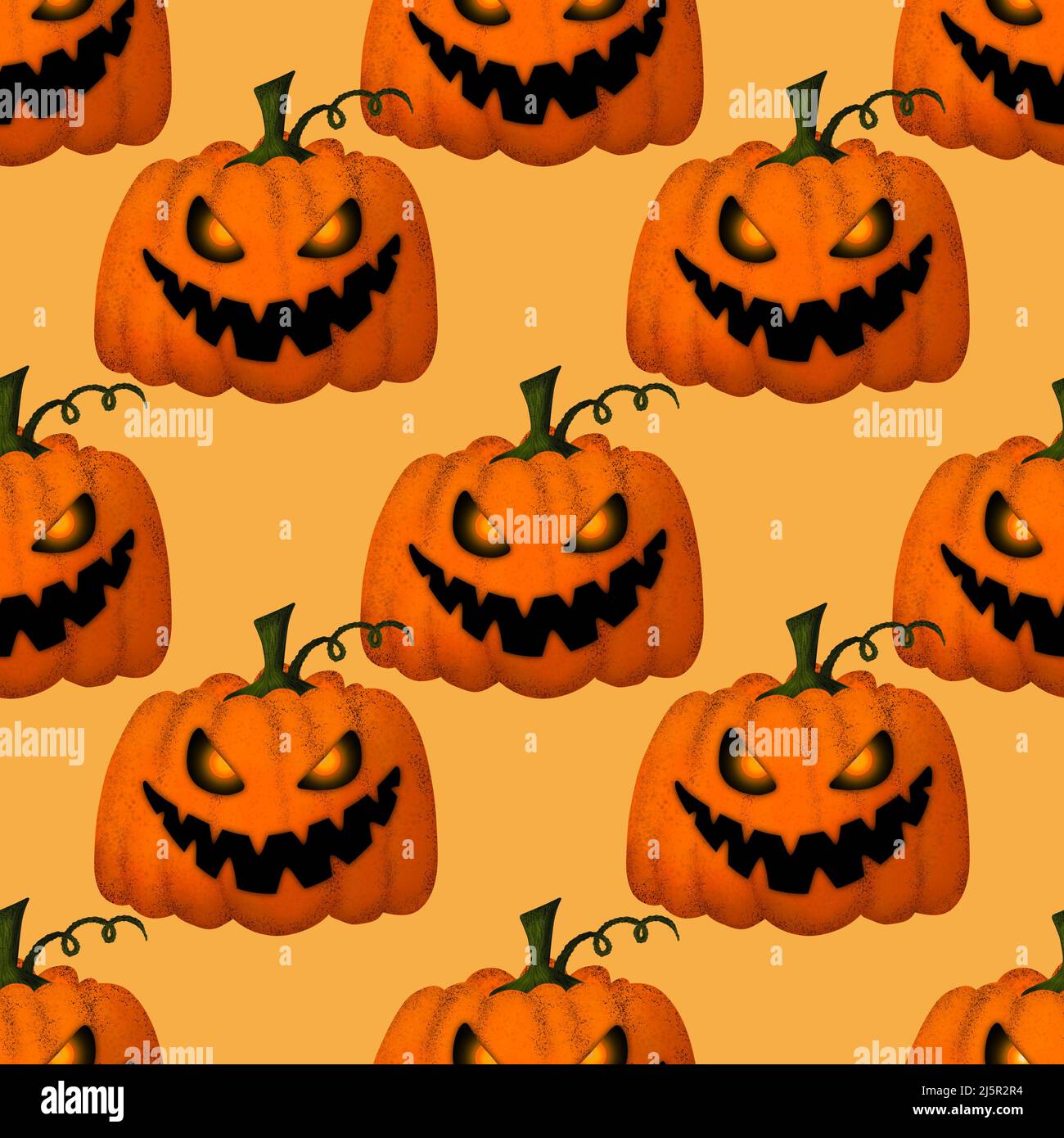 Halloween seamless pumpkin pattern for fabrics and textiles and ...