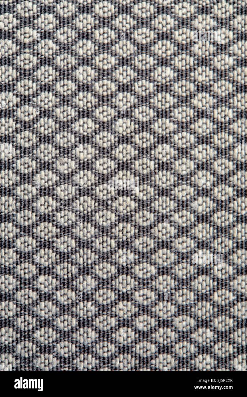 Knitted texture. Texture of jacquard fabric with gray geometric pattern ...
