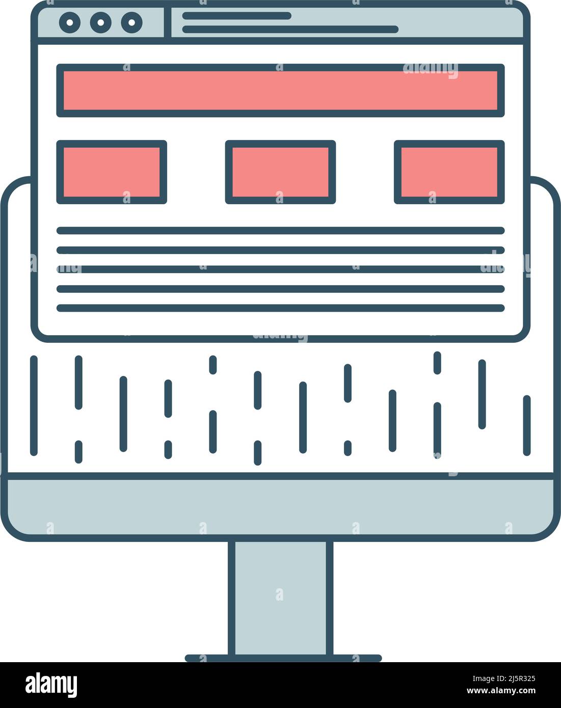 Creation responsive internet website Stock Vector Images - Alamy