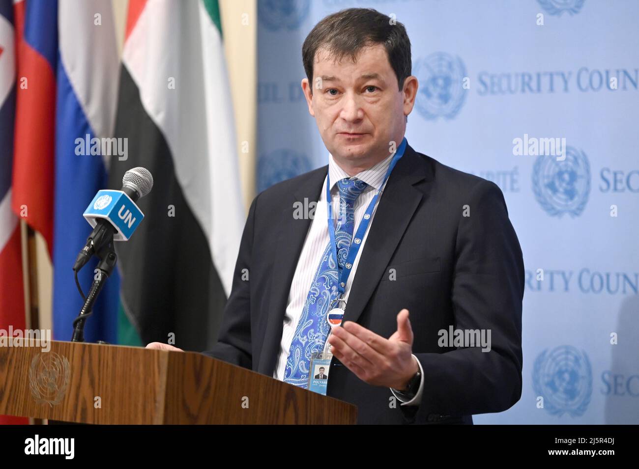 Ambassador Dmitry Polyanskiy, First Deputy Permanent Representative of ...