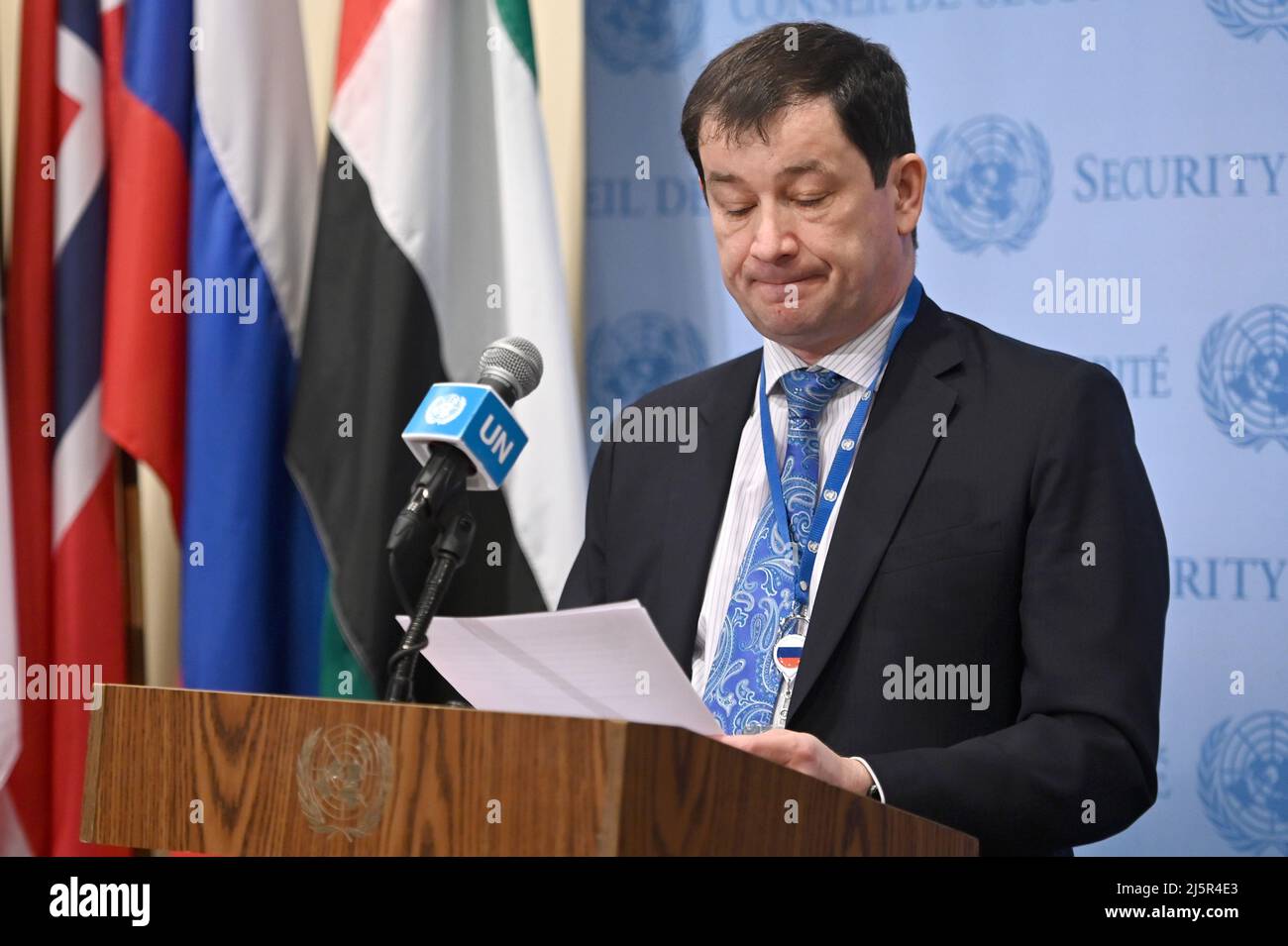 Ambassador Dmitry Polyanskiy, First Deputy Permanent Representative of ...