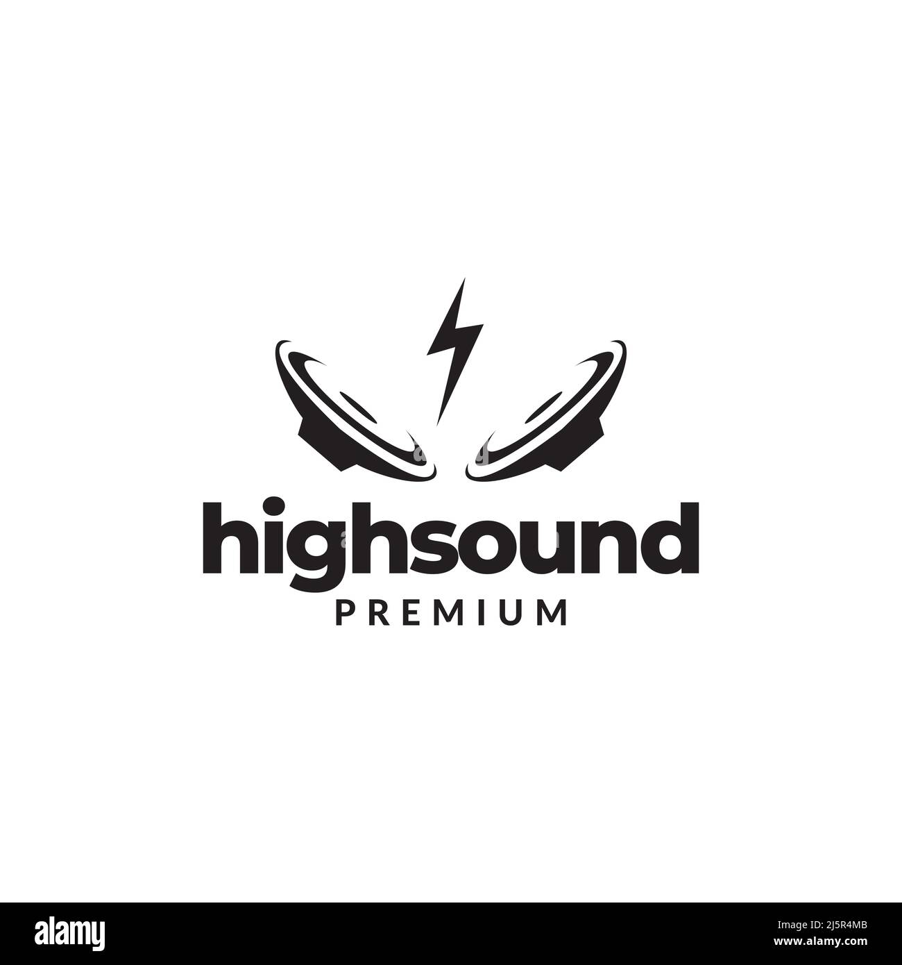 speaker sound battle logo design vector graphic symbol icon ...