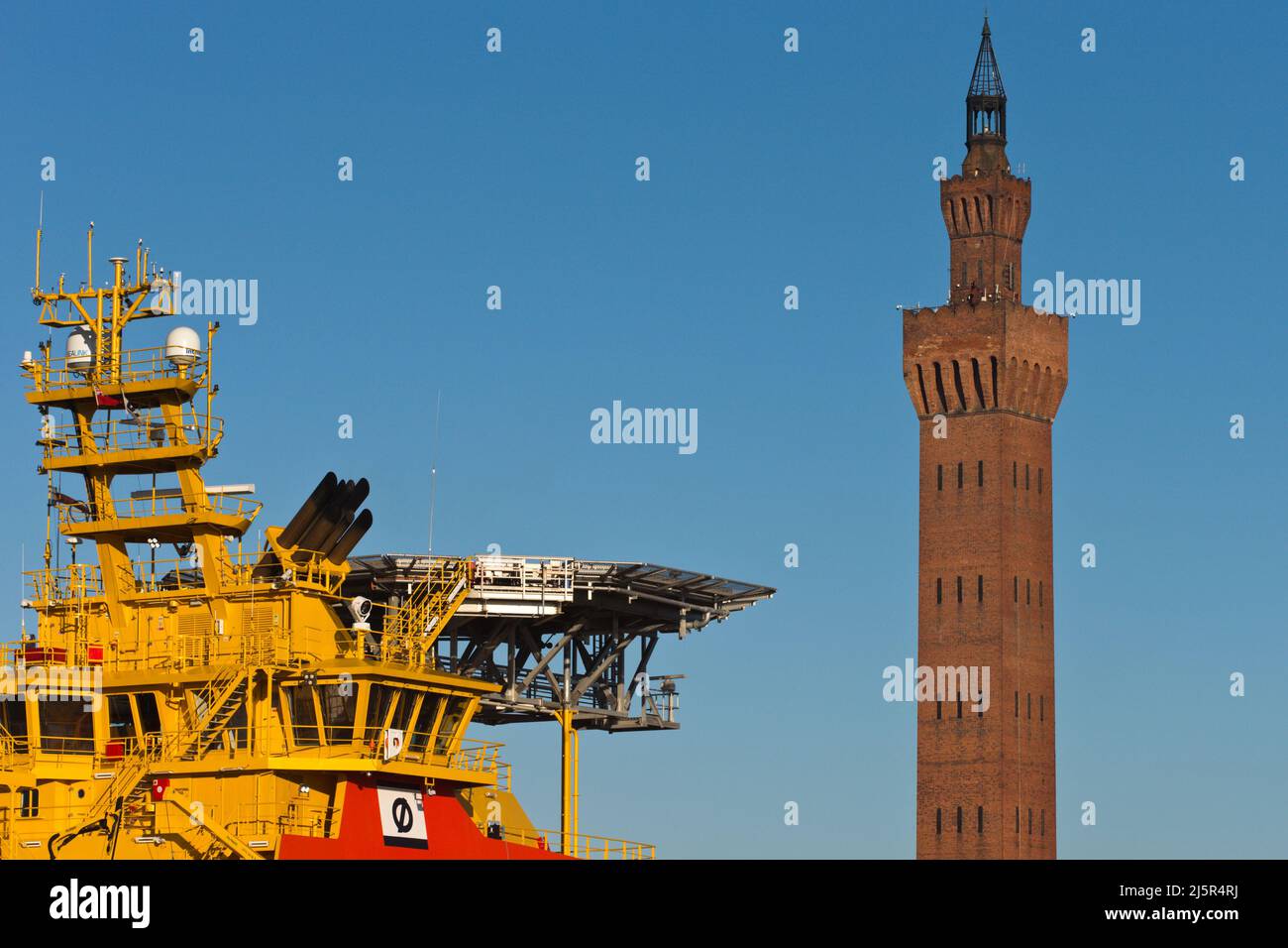 Grimsby Dock Tower Stock Photo - Alamy
