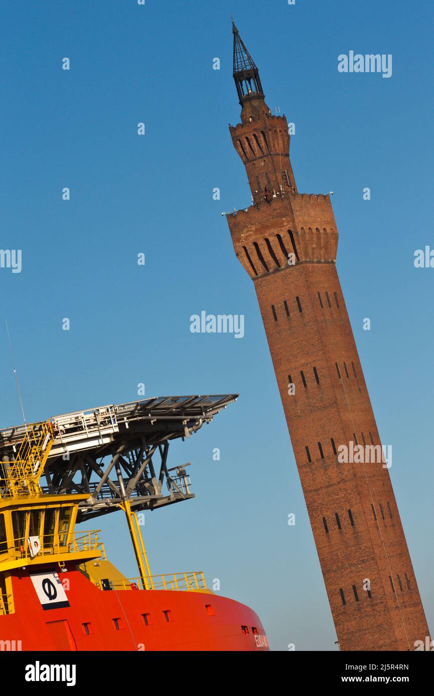 Grimsby Dock Tower Stock Photo - Alamy