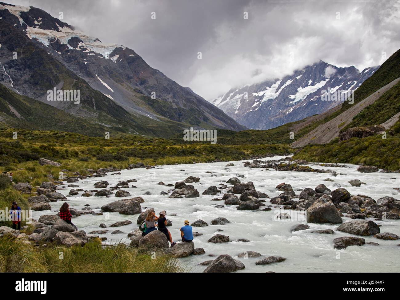 New Zealand - Aoraki / Mount Cook National Park is a rugged land of ice ...