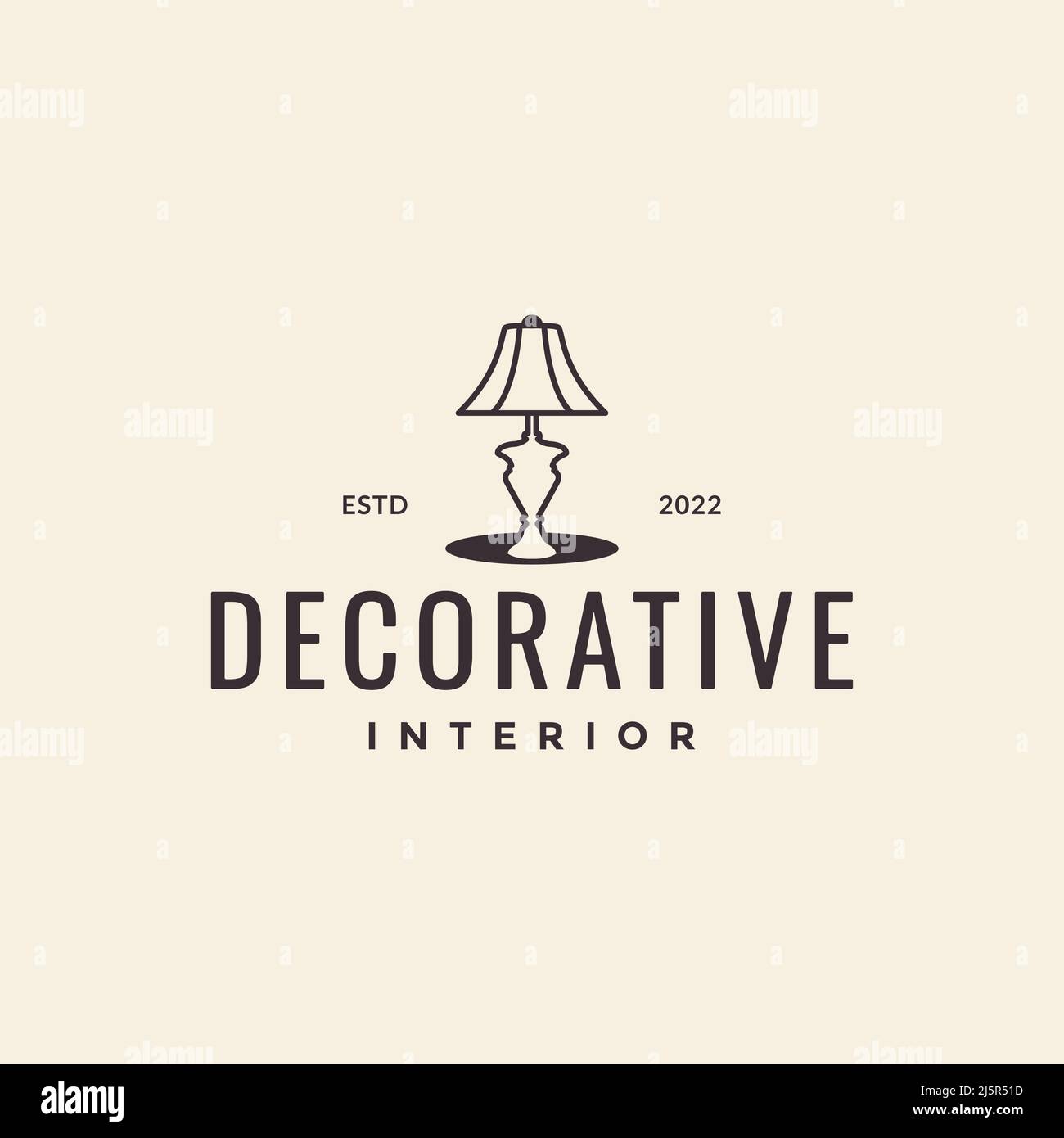 lighting traditional interior lamp logo design vector graphic symbol ...