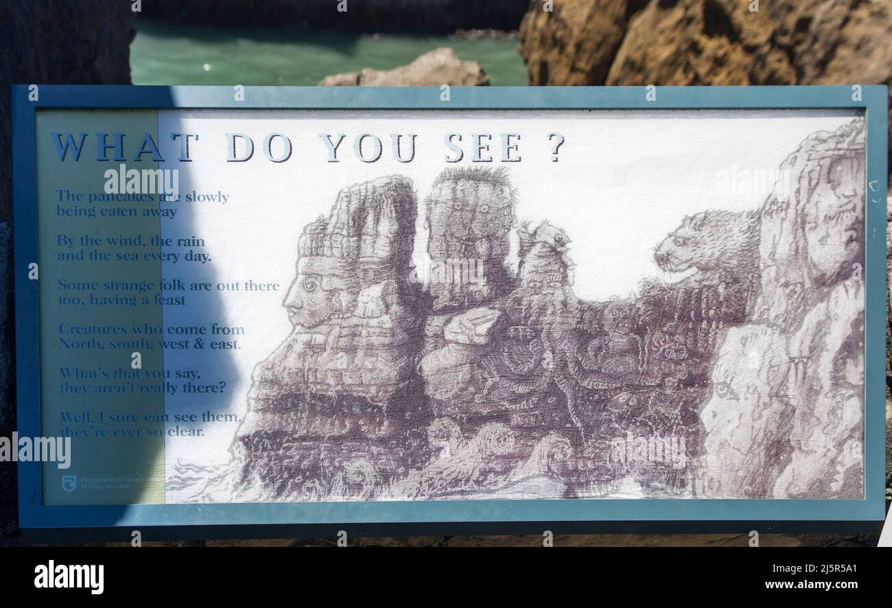 New Zealand, south island, west-coast - Punakaiki - The Pancake Rocks ...