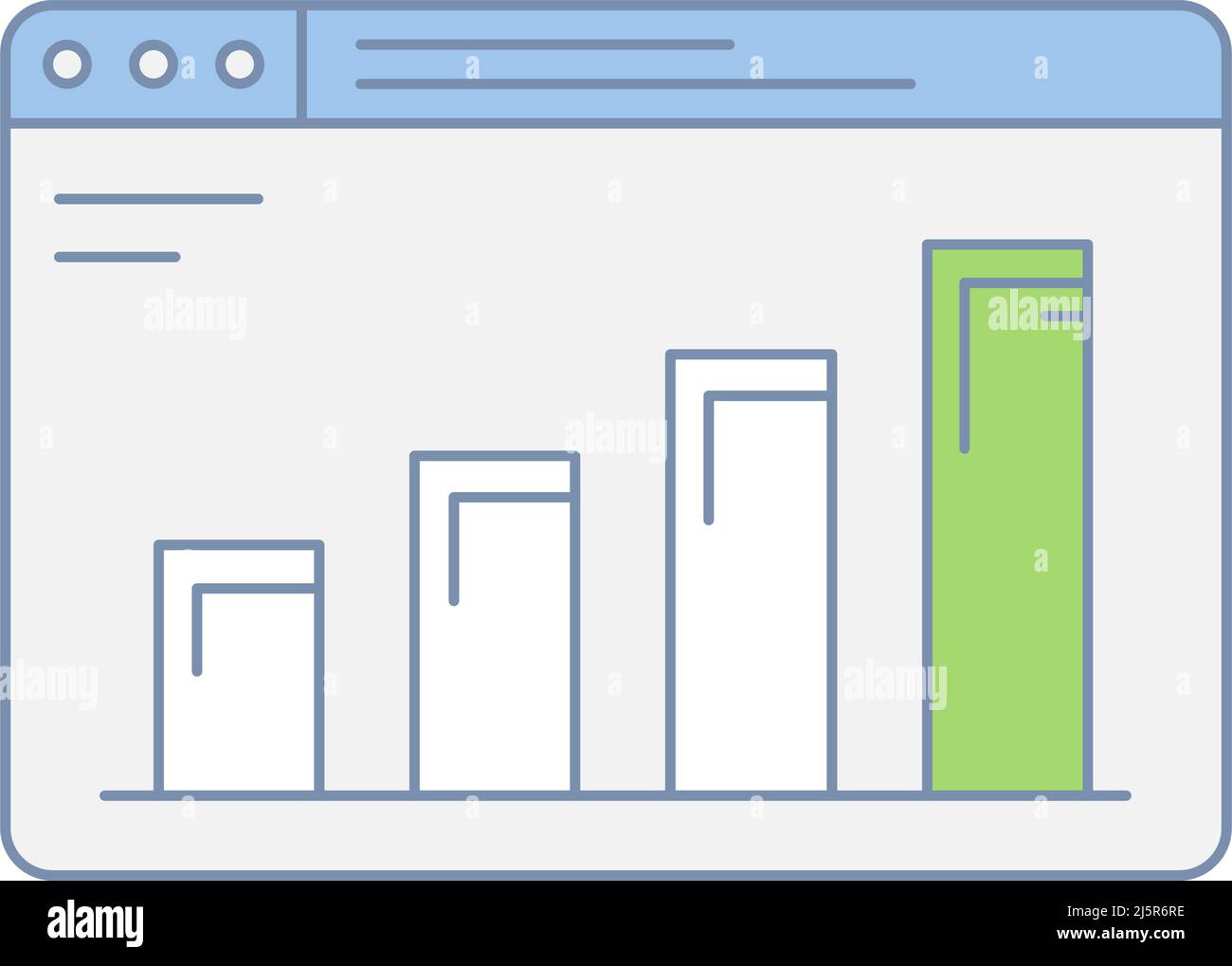 Sales increase in graph and chart icon vector Stock Vector Image & Art ...