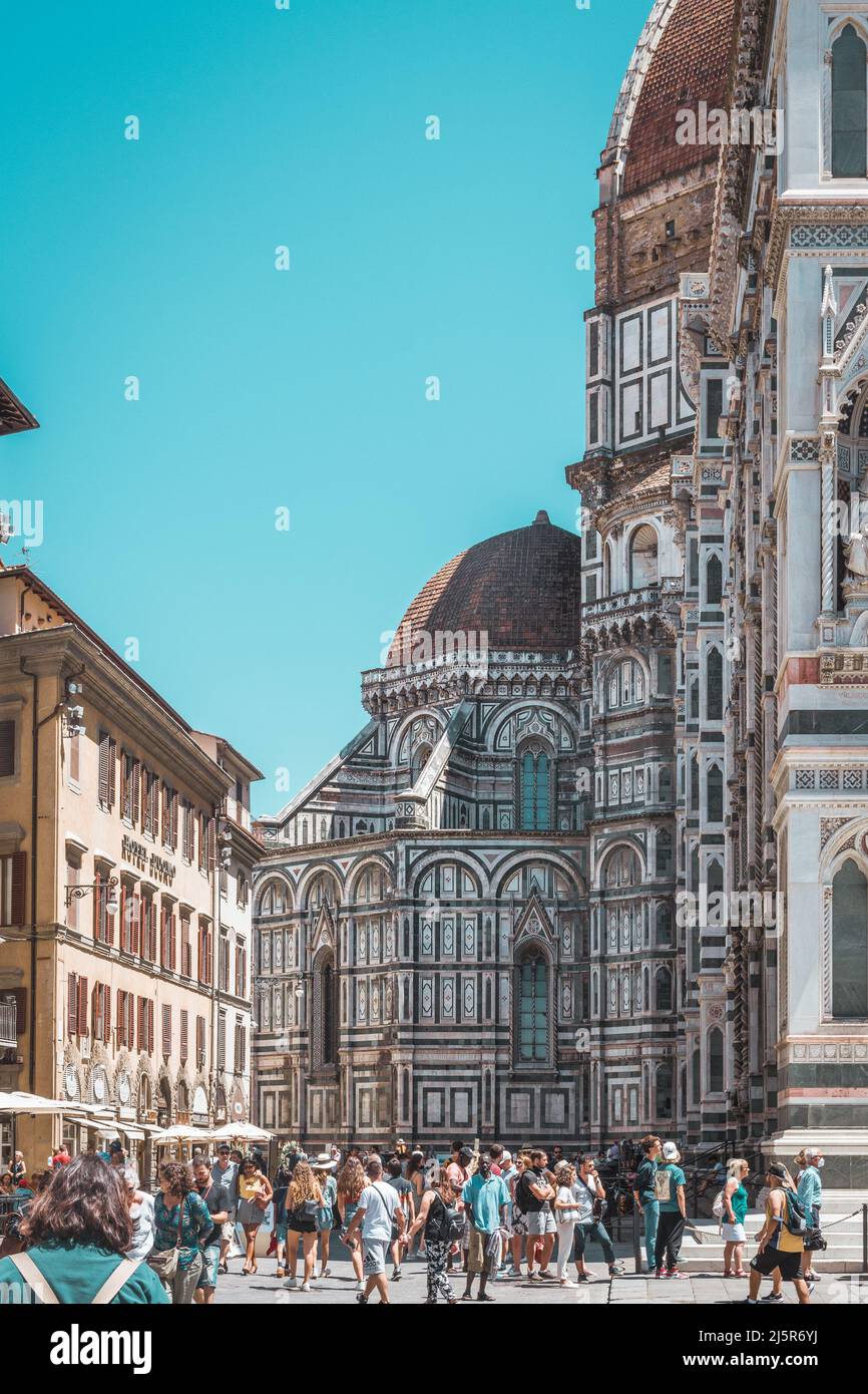 Cathedral Santa Maria del Fiore, Florence, Italy - 09.07.2021 Stock ...