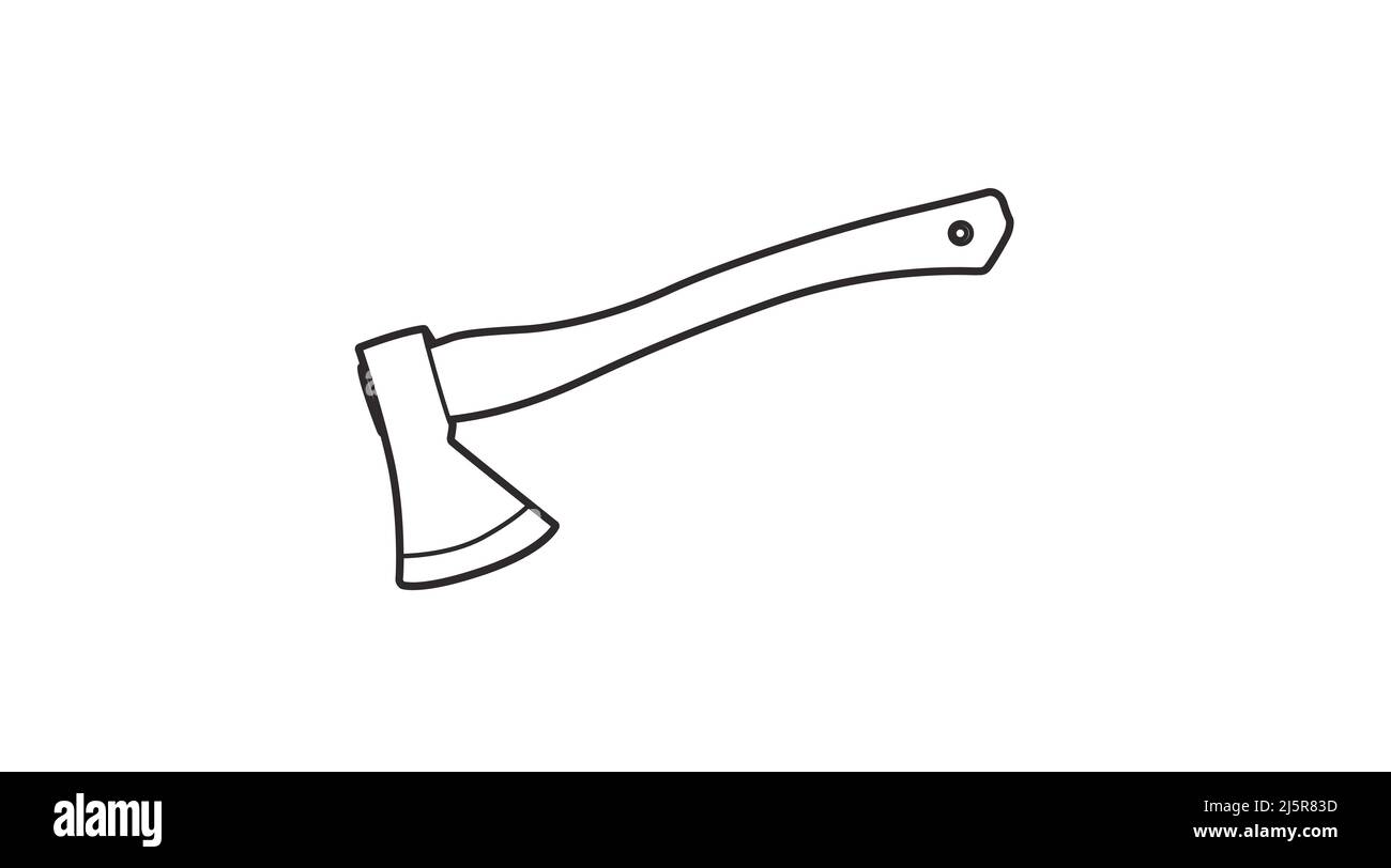 Ax Black And White Clipart