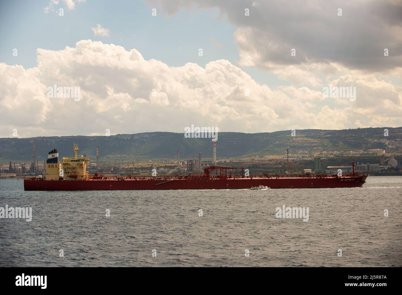 Agusta, Italy 18/06/2015: Il porto di Agusta - Augusta harbour. ©Andrea ...