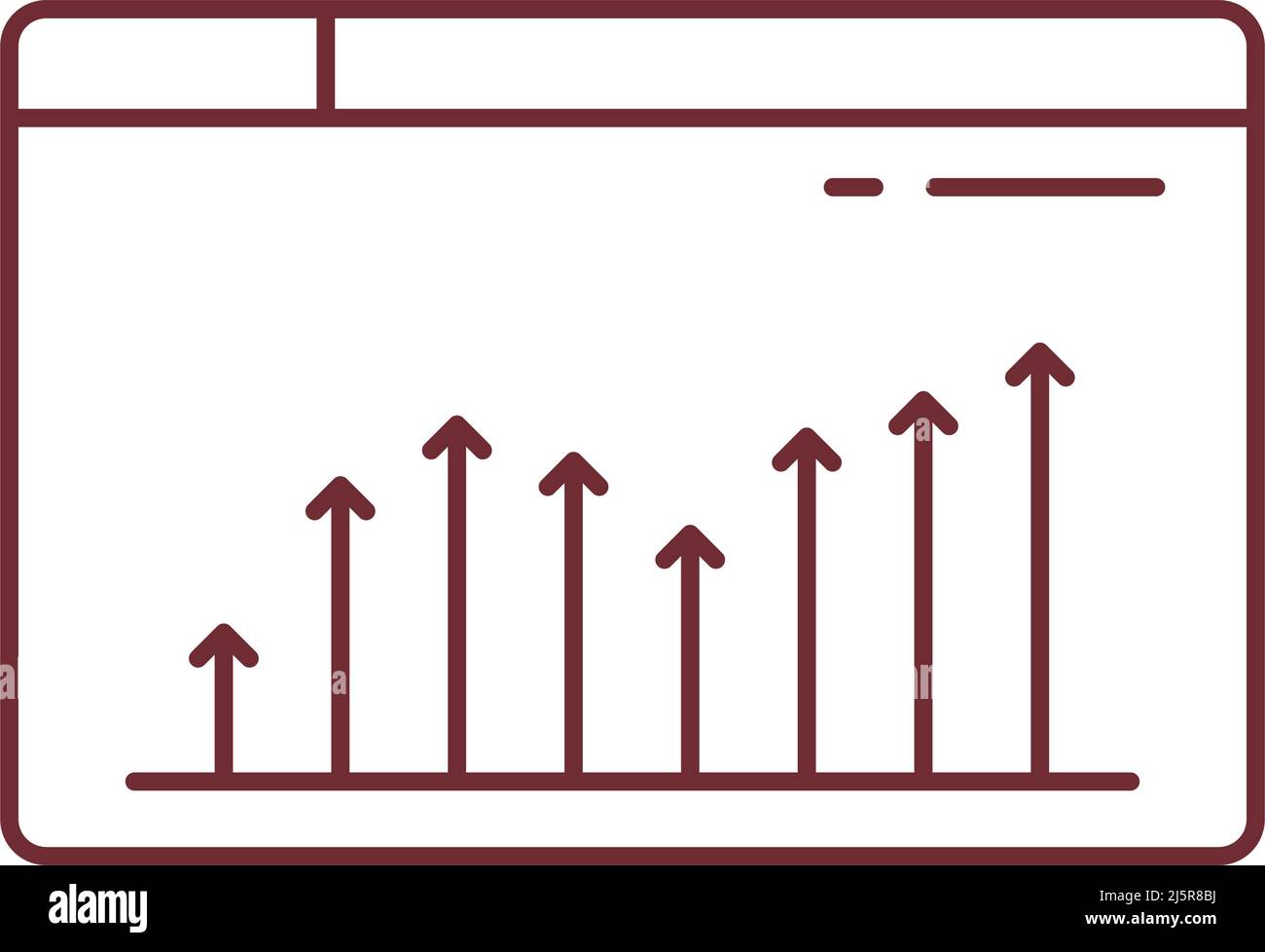 SEO analytics icon data analysis in graph vector Stock Vector Image ...