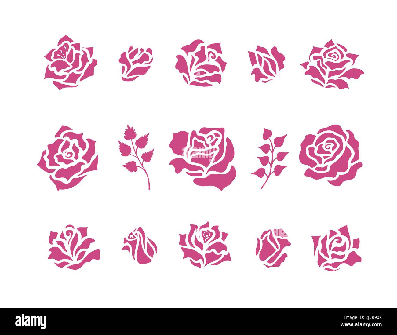 Uniform flowers Stock Vector Images - Alamy