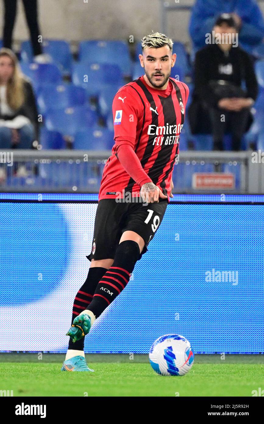 Theo Hernandez (AC Milan) during the Italian Football Championship ...