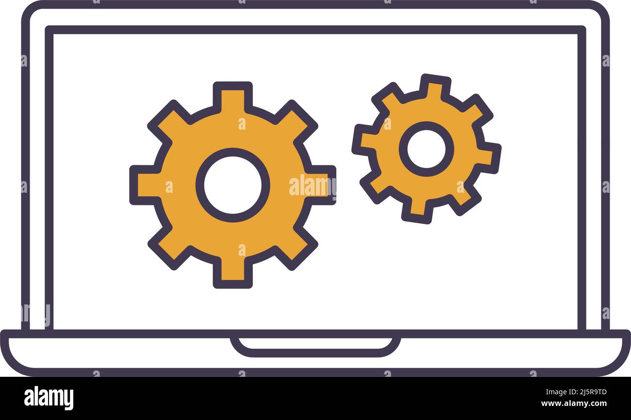 PC repair support maintenance service icon vector Stock Vector Image ...