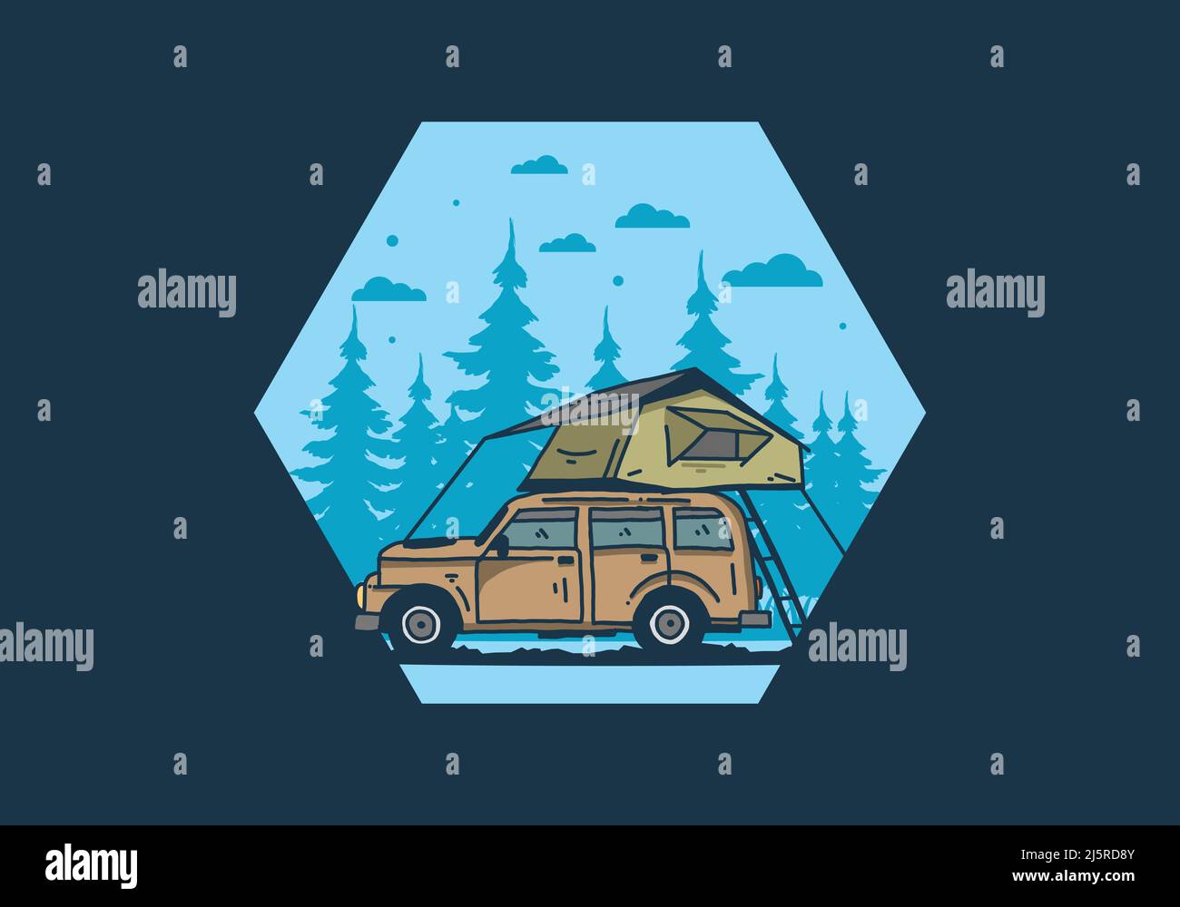 Canvas roof design Stock Vector Images - Alamy