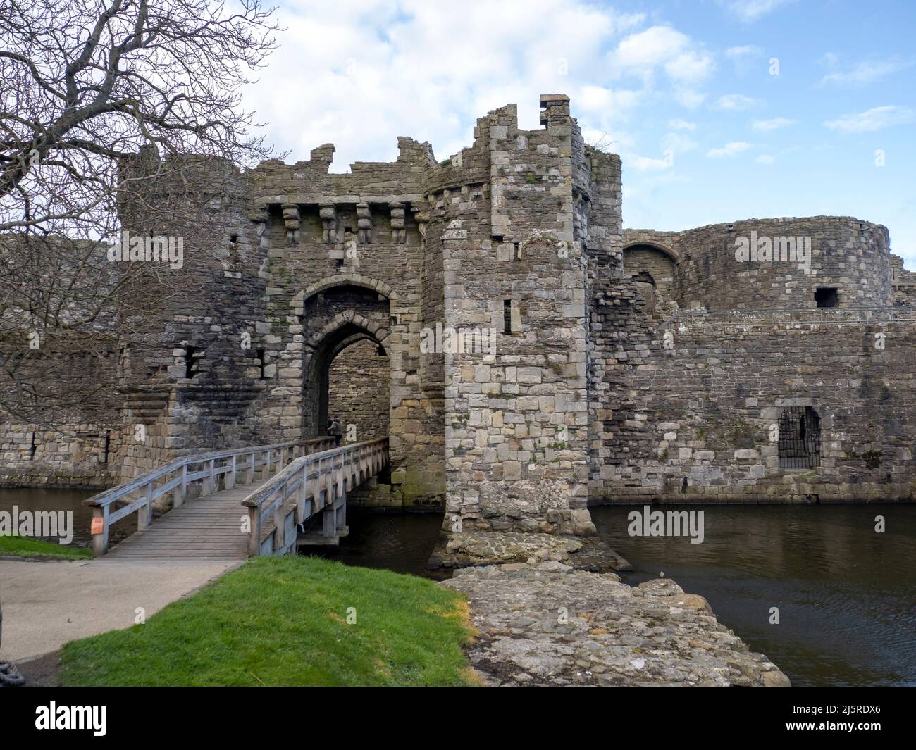 Beaumaris castle in Beaumaris, Anglesey, UK Stock Photo - Alamy