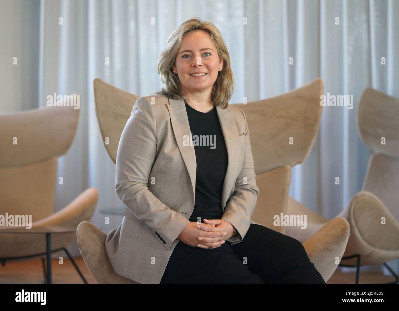 Hamburg, Germany. 25th Apr, 2022. Alexandra Bishop, Managing Director ...