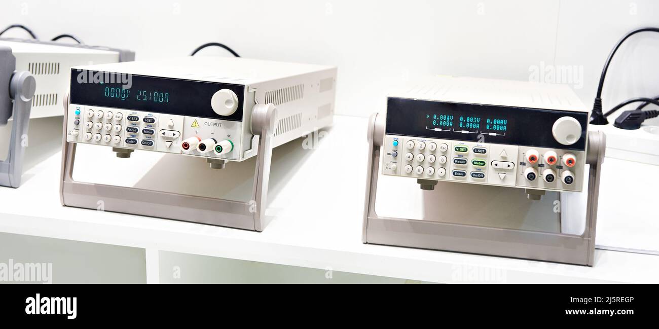 DC power supply devices for lab Stock Photo - Alamy